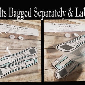 Baby Shower Game Pregnancy Test Baby Shower Activity - Etsy