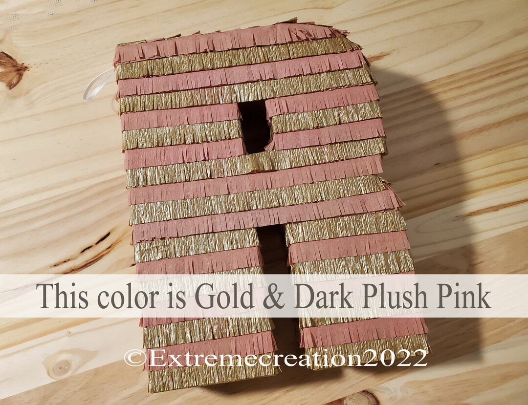 Letter Monogram Pinata Mini (10 Inch) - Mini Pinata Centerpiece ...