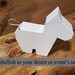 Donkey Mini Pinata DIY Donkey Pinata Party Favor Mini Pinata Plain ...