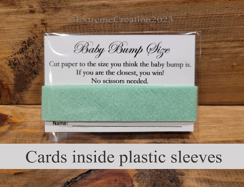 Baby Bump Size Game - Baby Shower Game - Measure Mommy's Belly - Baby ...