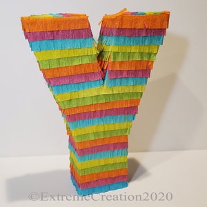 Letter Monogram Pinata Mini (10 Inch) - Mini Pinata Centerpiece ...