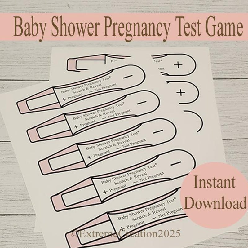 Pregnancy Test Game - Etsy