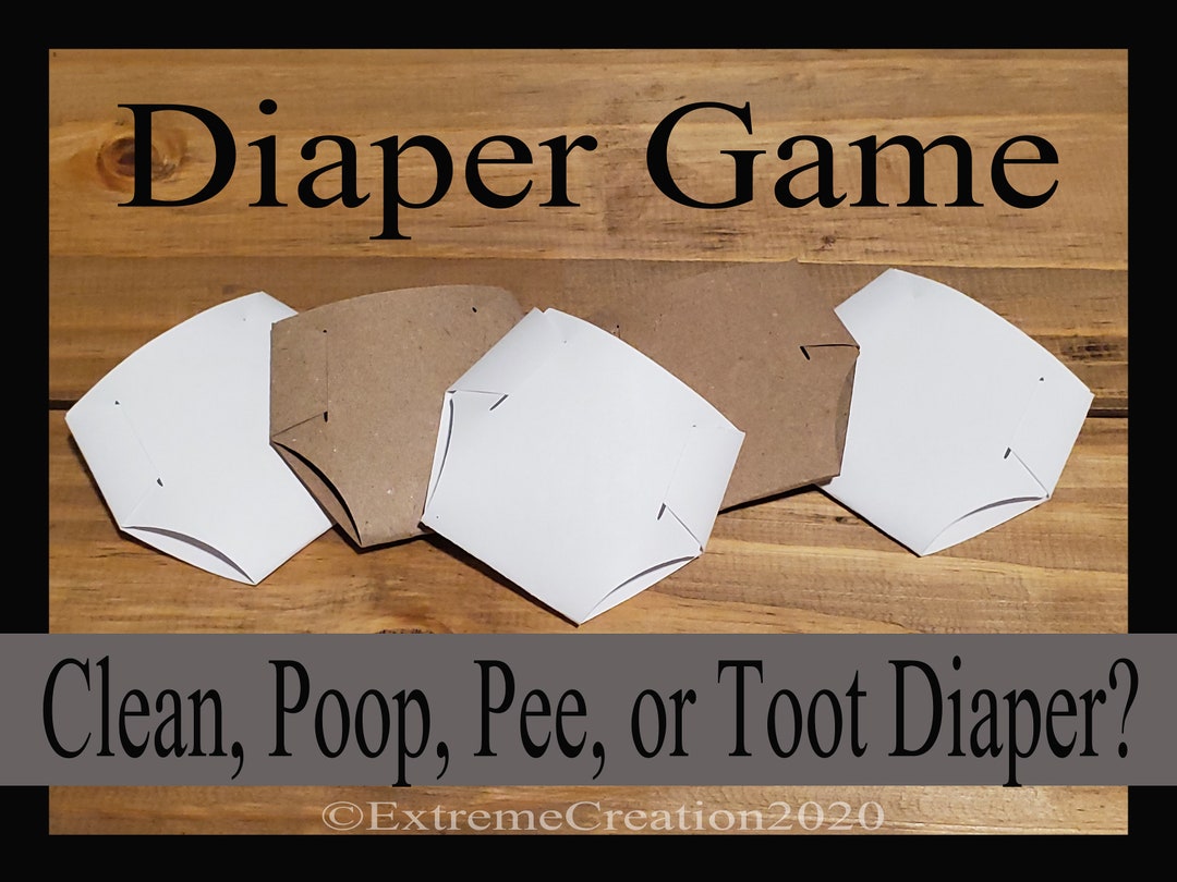 50 Dirty Diapers - Baby Shower Game - Diaper Game - Baby Shower Games ...