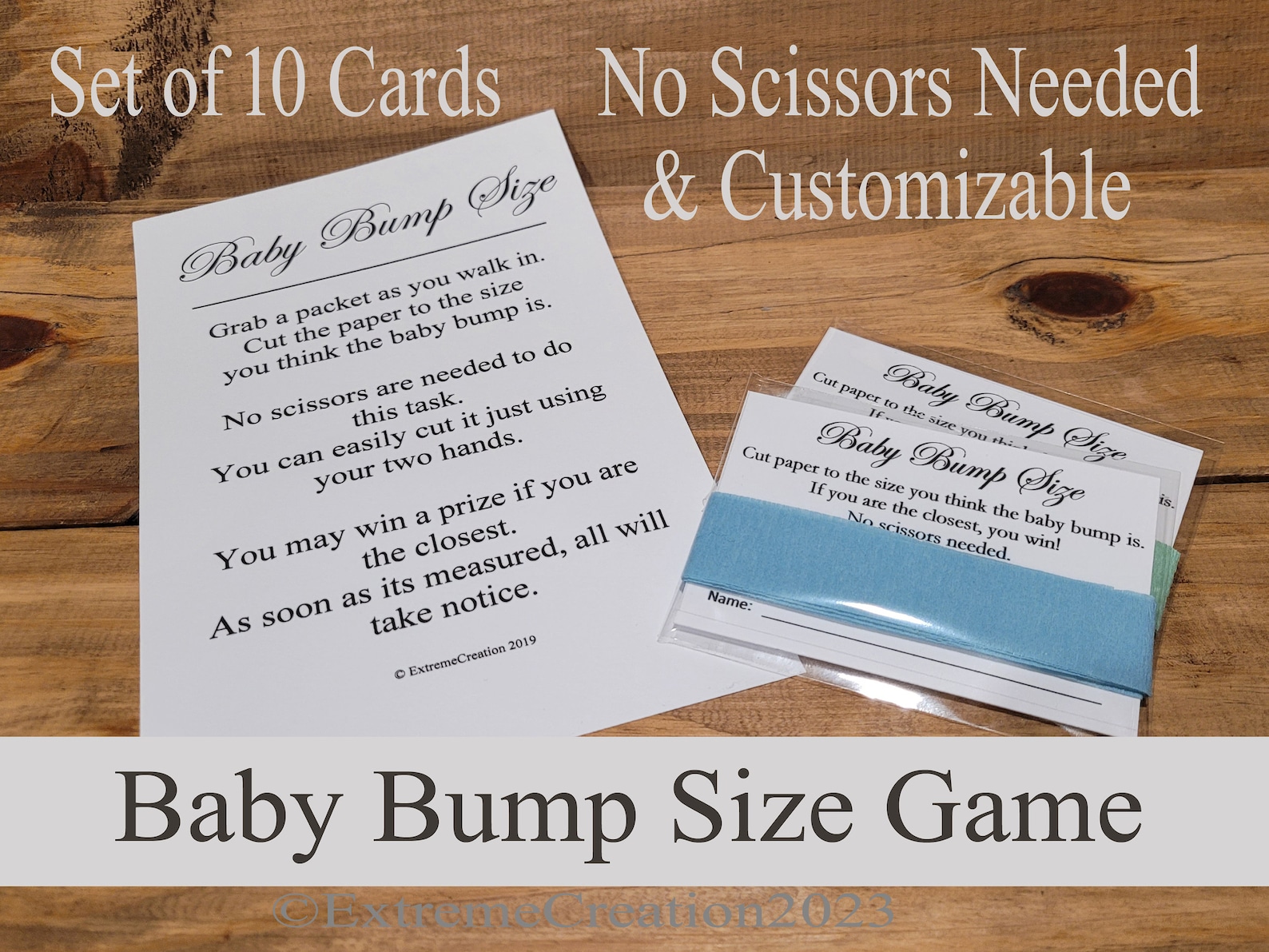 Baby Bump Size Game Baby Shower Game Measure Mommy's - Etsy