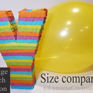 Letter Monogram Pinata Mini (10 Inch) - Mini Pinata Centerpiece ...