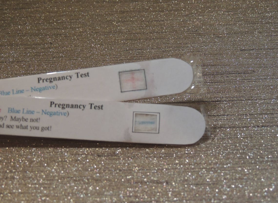 Pregnancy Test Game Baby Shower Game Baby Shower Games - Etsy