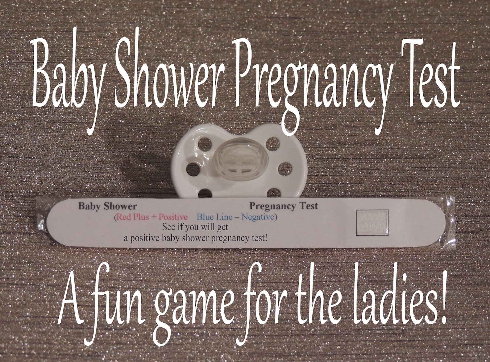 Baby Shower Pregnancy Test Game Baby Shower Game Baby - Etsy