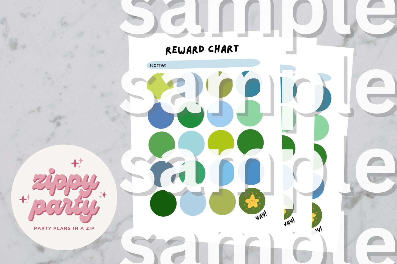 Printable Reward Chart, Sticker Chart, Behavior Chart, Toddler Reward ...