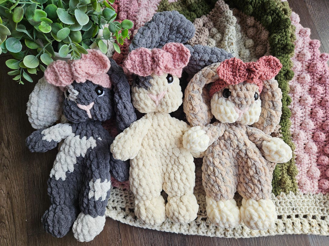 Crochet Baby Bunny Snuggler | Crochet Bunny | Handmade Gifts for ...