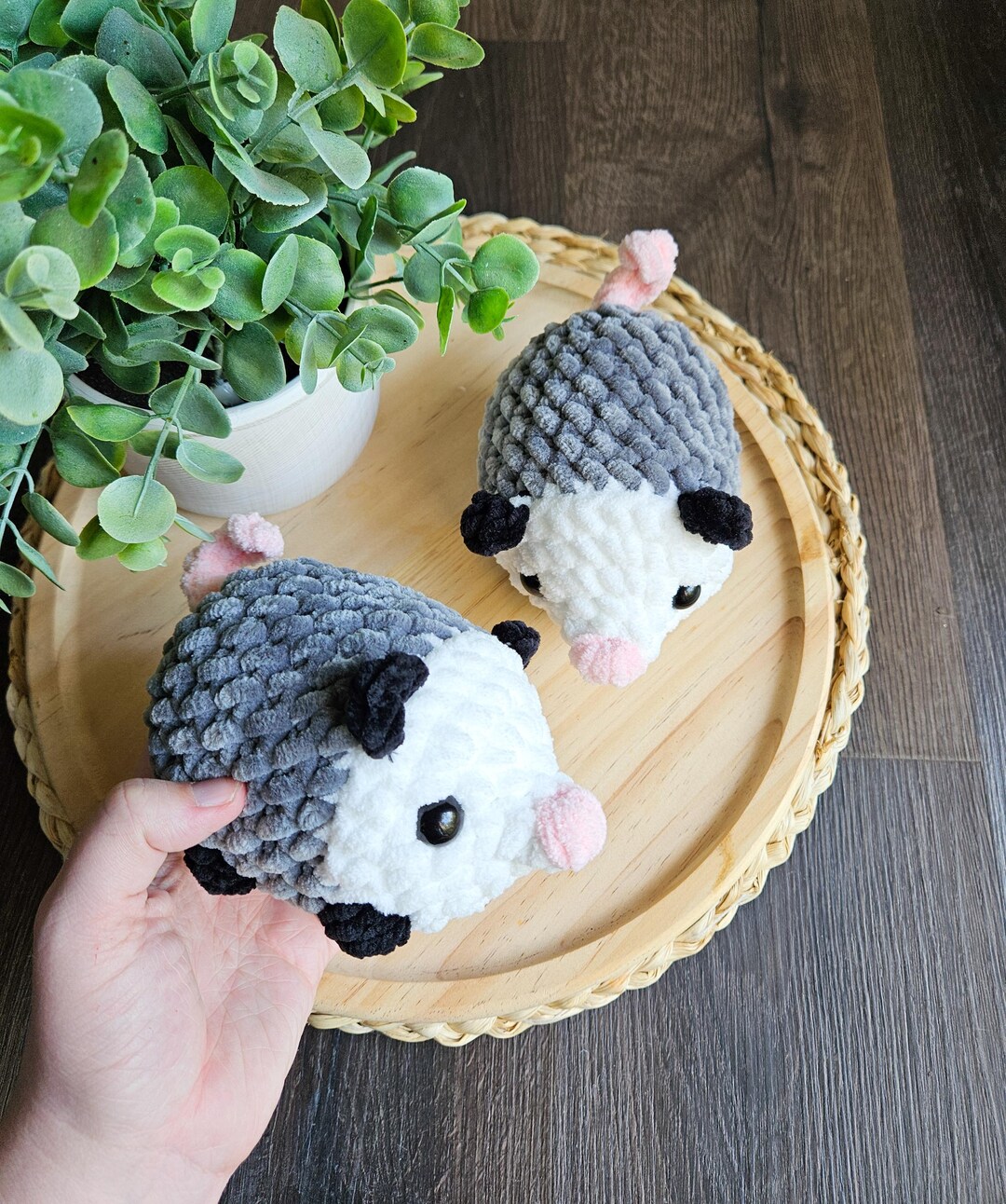 Mini Opossums Crochet | Crochet Opossum | Opossum Crochet | Handmade ...