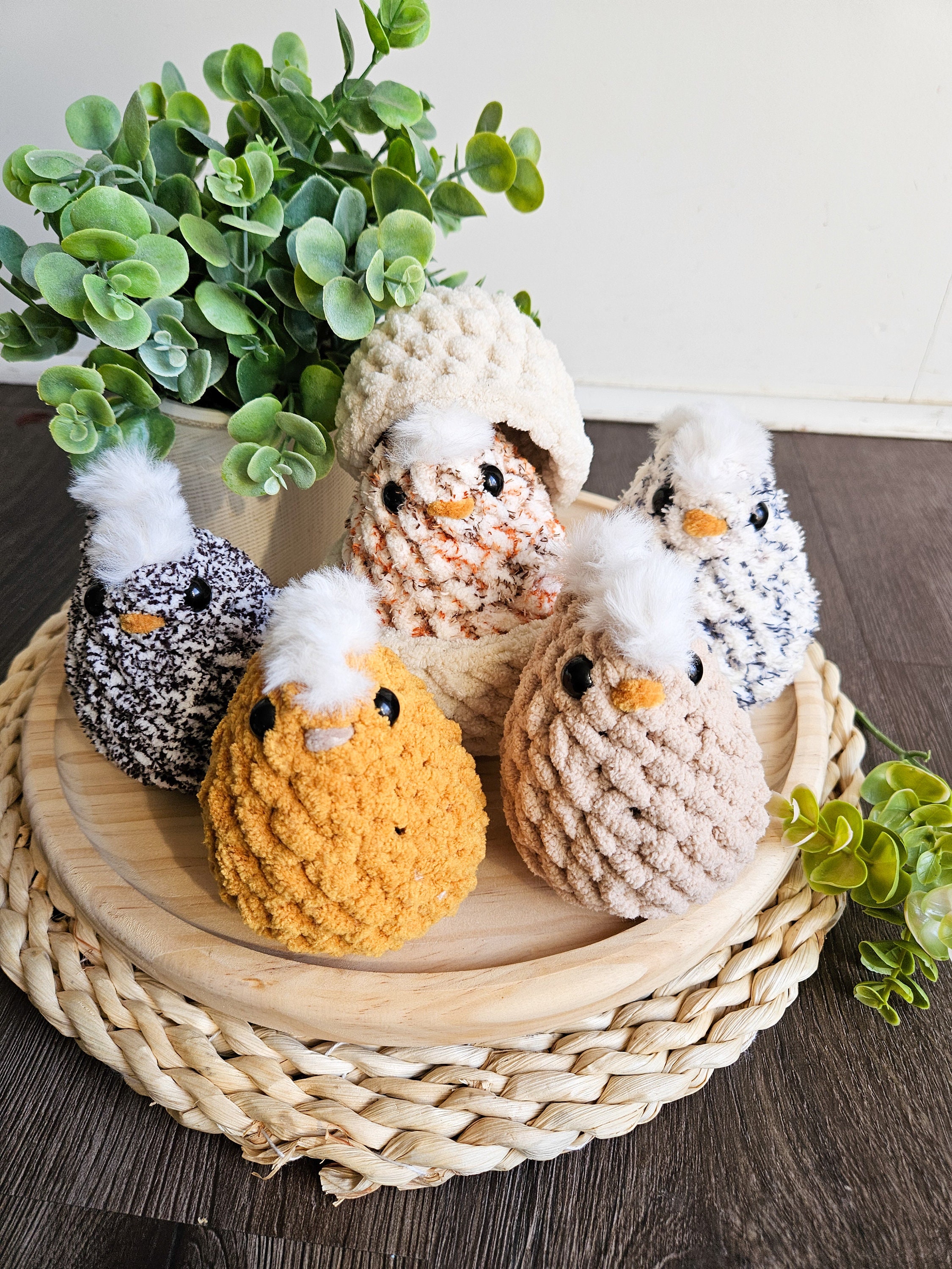 Hatching Chick Crochet Egg Baby Chick Crochet Farm Crochet Farm ...