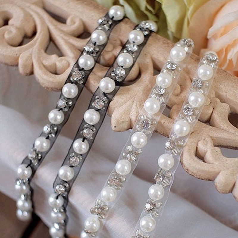 Beaded Ribbon Trim - Etsy