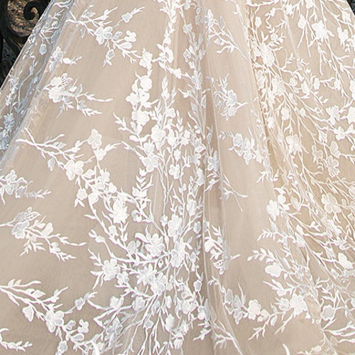 Flowery Bands Fabric Sunset Rose Stripe by Crystal Walen | Etsy