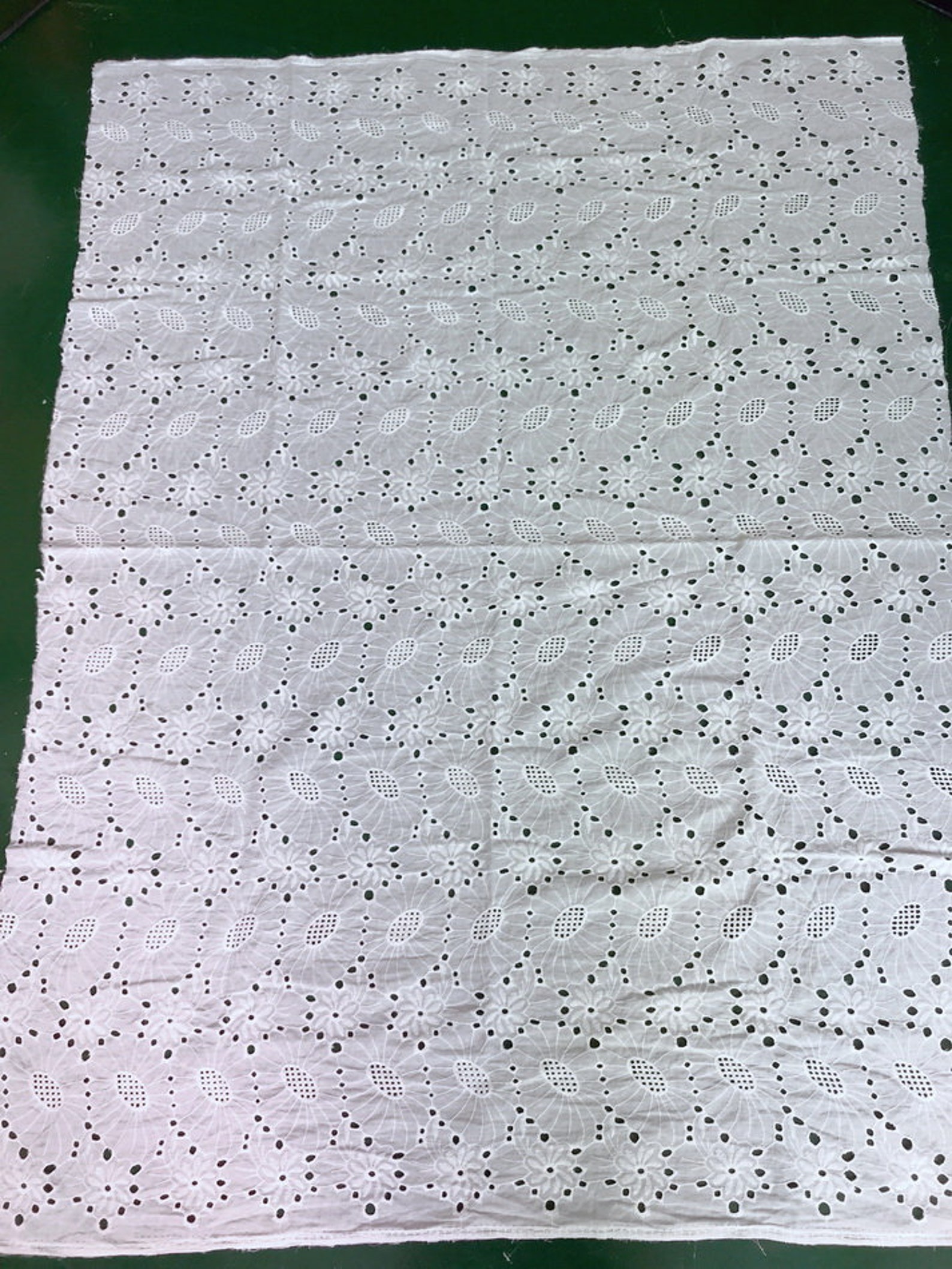 Cotton Fabric off White Eyelet Fabric by the Yard Eyelet | Etsy
