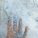 Light Blue Snowflake Fabric Colorful Sequins Embroidery Mesh Fabric for ...