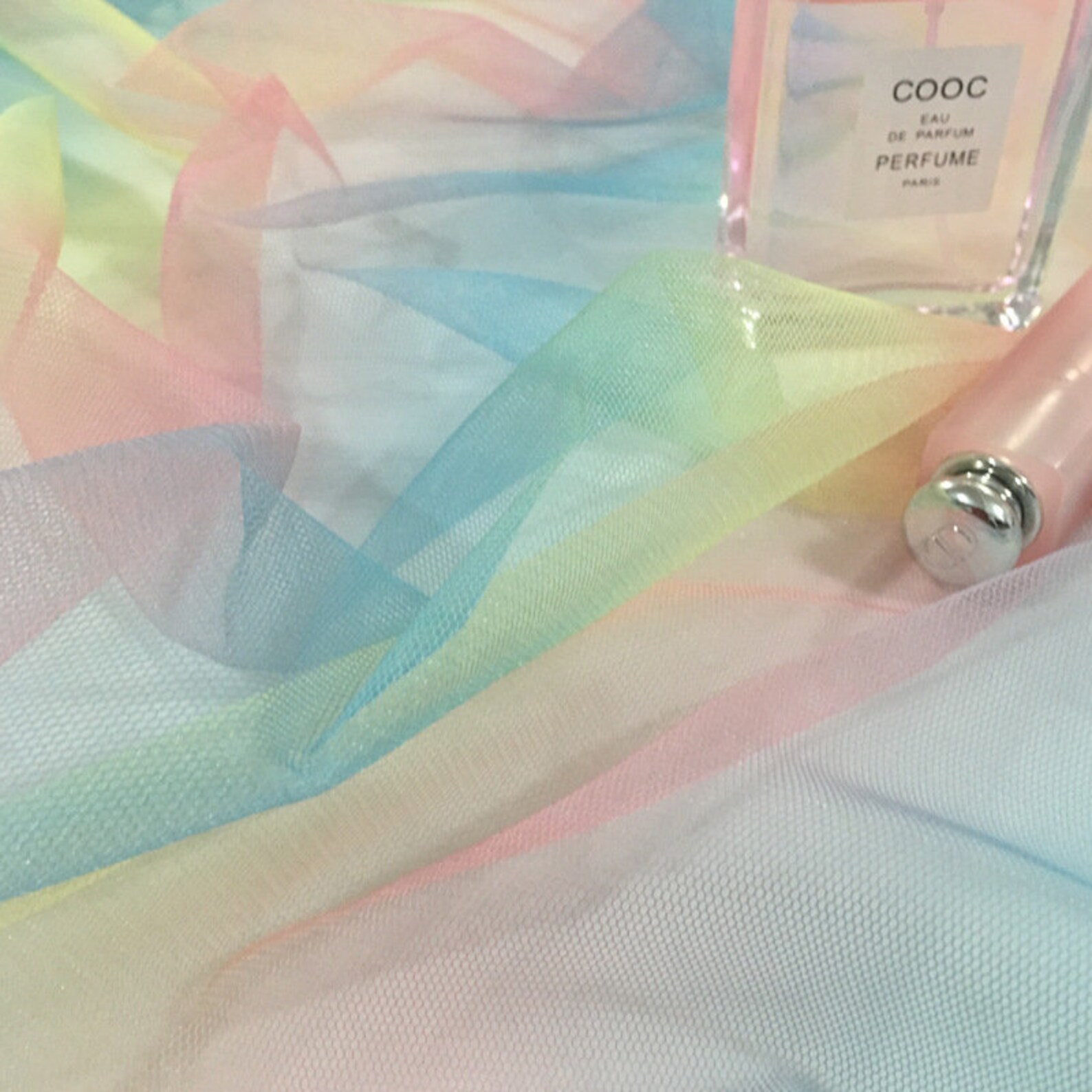Pastel Rainbow Tulle Fabric for Wedding Ball Gown Prom Dress | Etsy