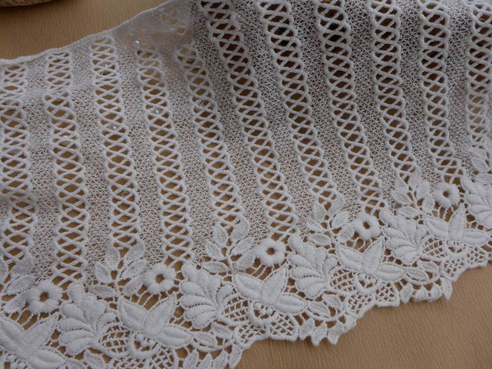 Vintage Cotton Lace Fabric Trim off White Wide Lace Trim - Etsy