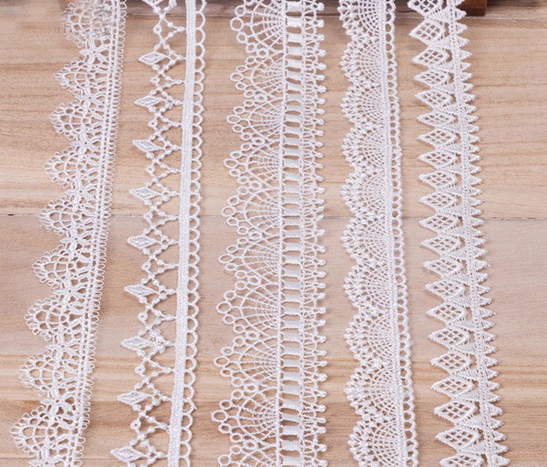 14 Yards off White Venice Lace Trimming for Bridal Necklace, Lace ...