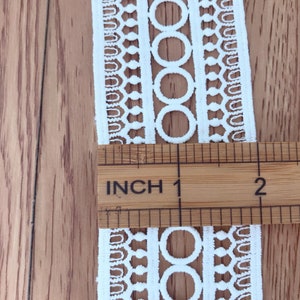 Chic Lace Trim, Triangular Trim Lace, Crochet Style Circle Lace Trim ...