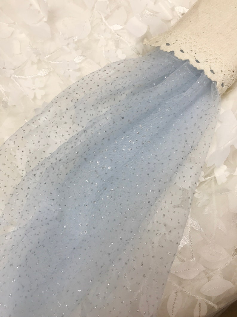 Glitter Sparkle Tulle Fabric for Weddings, Bridal Veils, Glitter Tutu ...
