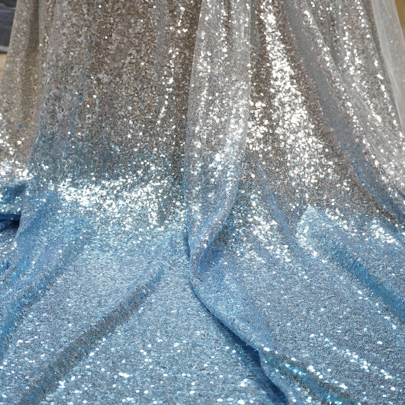 Silver Sequin Linen - Etsy