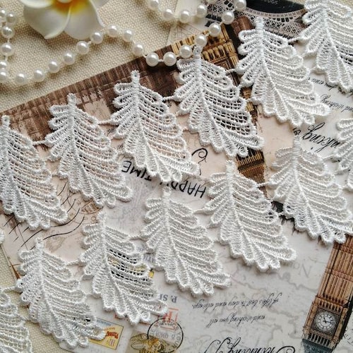 Lace Trim With Leaves - Etsy