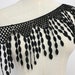Black Tassels Fringe Lace Trim for Dresses, Burlesque, Millinery ...