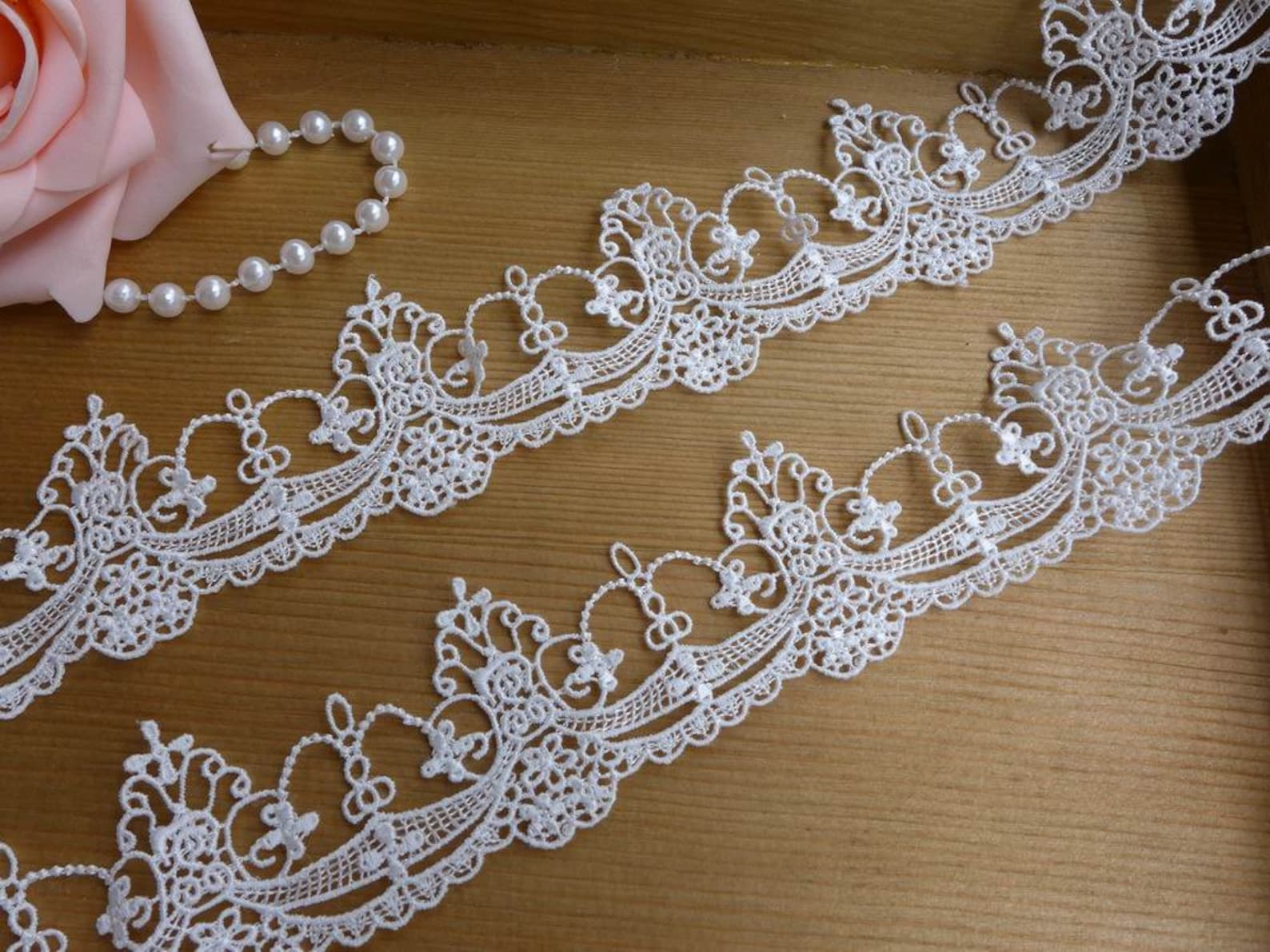 NEW off White Venise Lace Antique Victorian Lace Trim for - Etsy