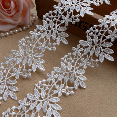 Romantic Wedding Lace Trim off White Floral Lace Fabric - Etsy