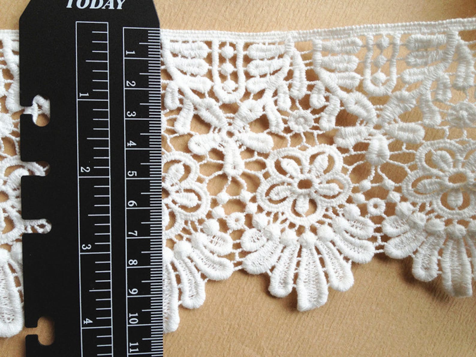 White Daisy Lace Trim Cotton Lace Trim Embroidered Bridal Lace | Etsy