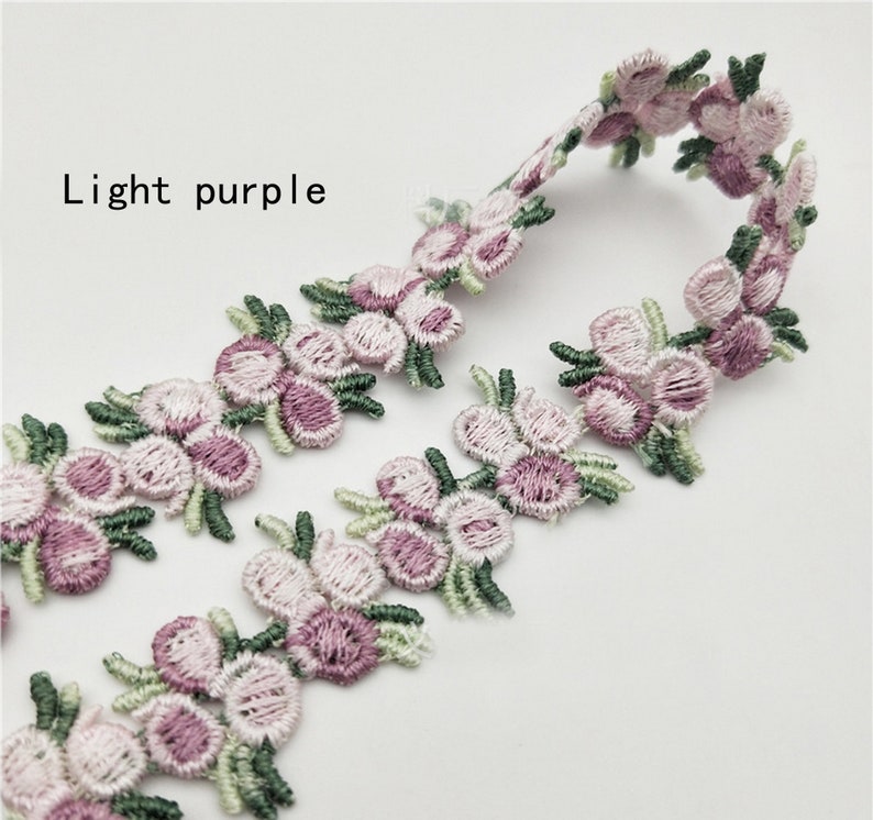 Delicate Floral Rococo Cherry Trim Vintage Style Embroidered - Etsy