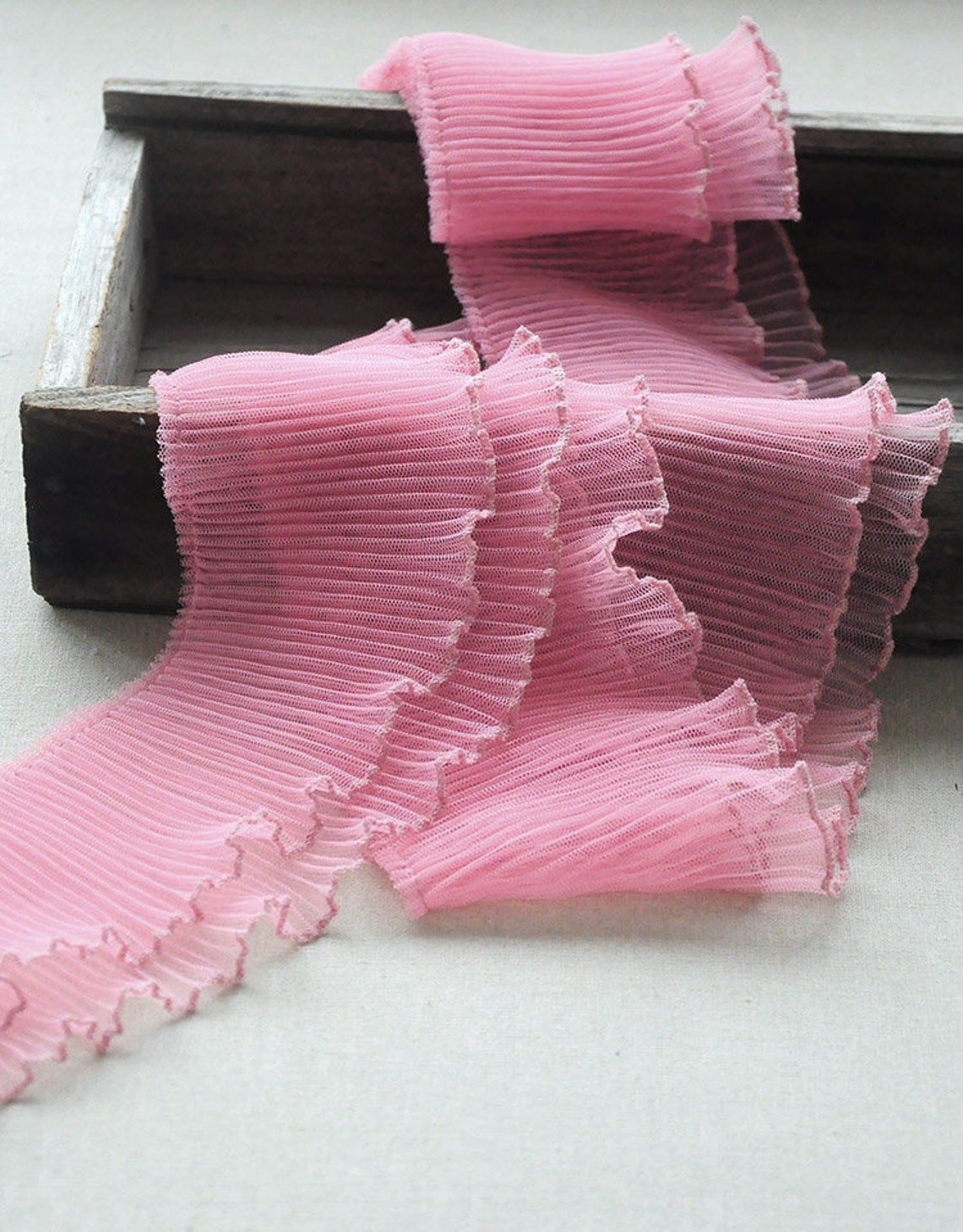 Ruffled Lace Trim Assorted Colors Double Ruffled Ace Doll - Etsy