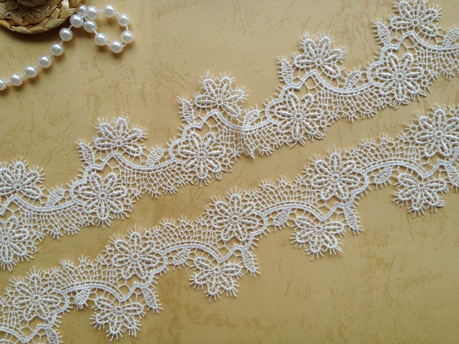 Very Fine Venise Lace Trim in White for Bracelet Sewing | Etsy