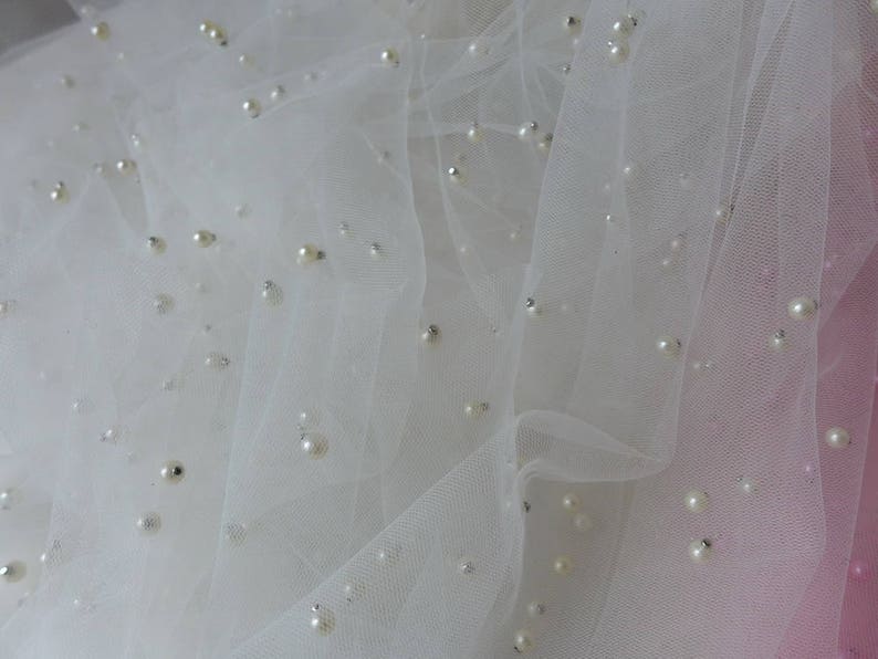 Unique Beading Lace Fabric Soft Tulle Dress Lace Fabric | Etsy
