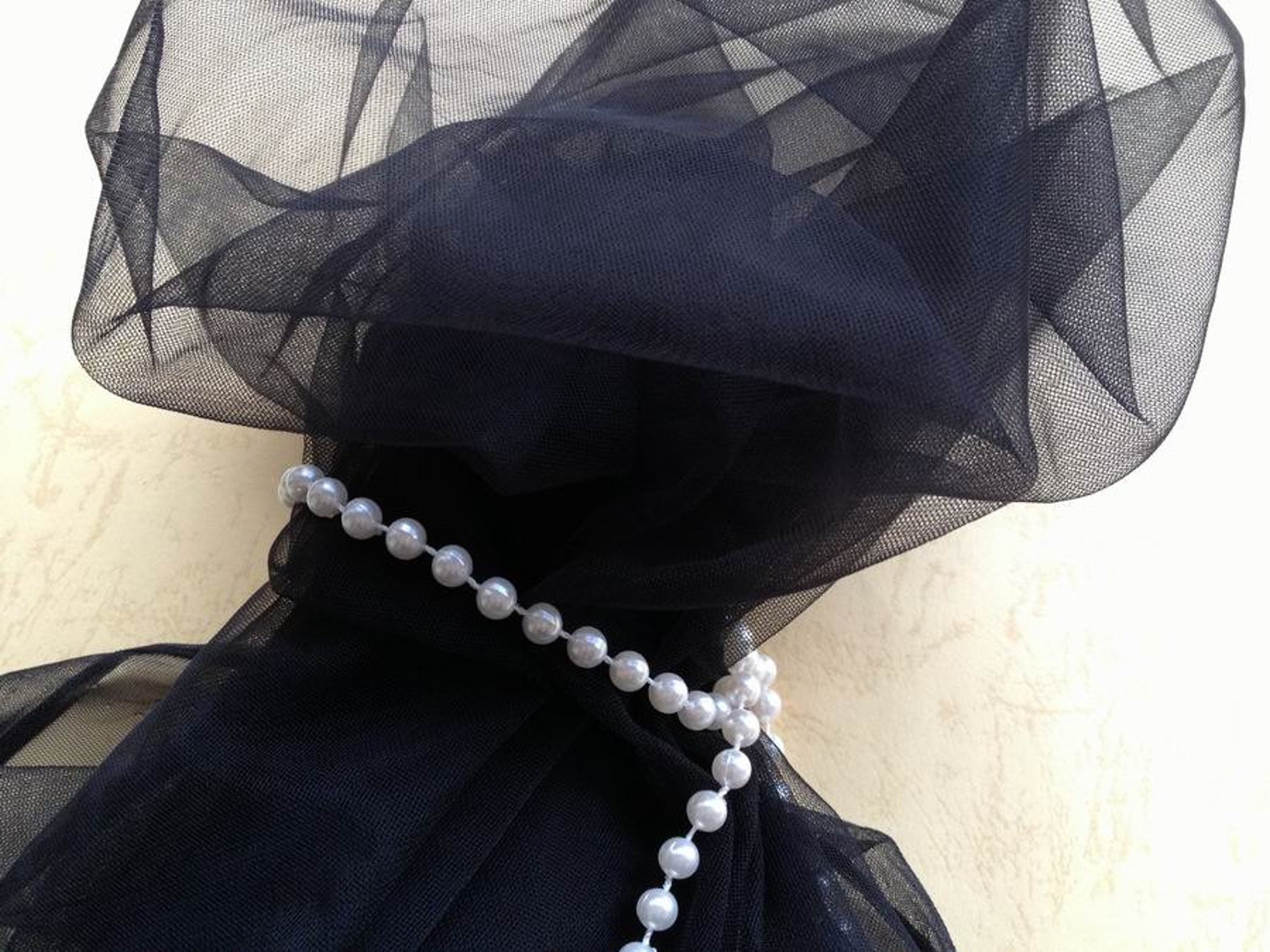 Black Mesh Veiling Soft Tulle Tutu Fabric Wedding Lace Fabric 62.99 ...
