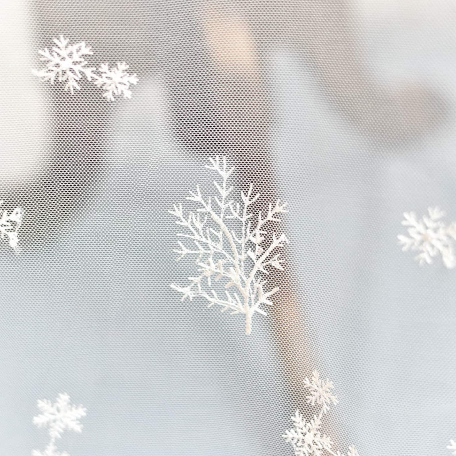 Beautiful Snowflake Lace Ivory Wedding Bridal Lace Fabric for - Etsy