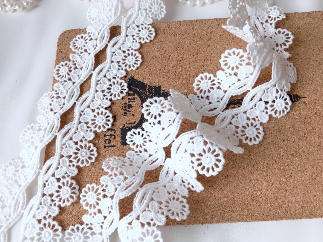 Cotton Lace Retro Circle Trim Lace off White Cotton Lace Trim for ...