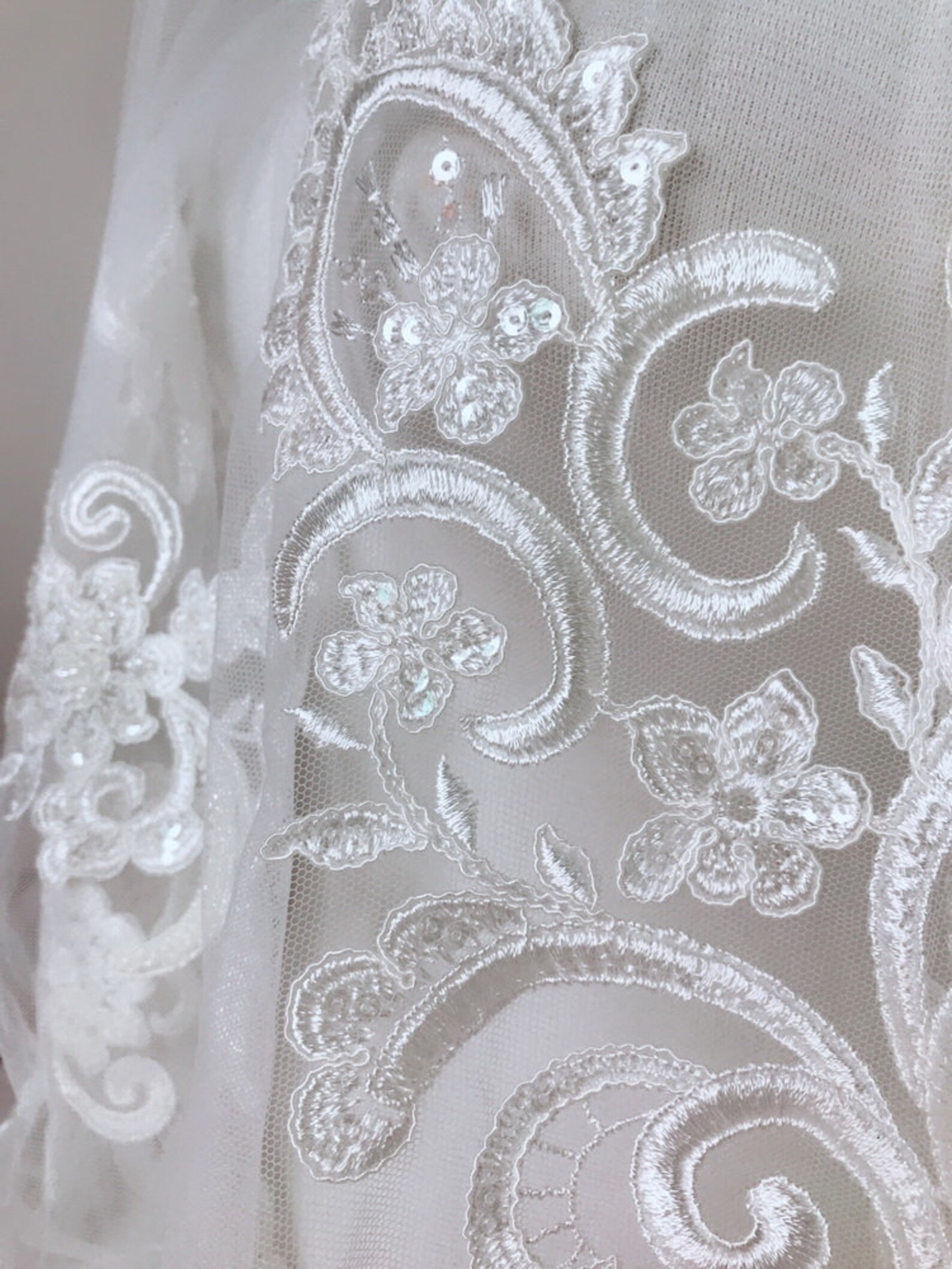 Gorgeous Embroidered Lace Ivory Heavy Beaded Wedding Lace - Etsy