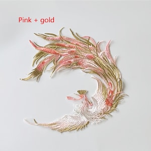 Gorgeous Bird Phoenix Applique Embroidered Sewing Lace Applique Patch ...
