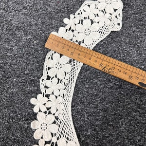 Beige Cotton Lace Collar Emboridery Collar Appliques 1 Pair - Etsy