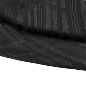 Soft Chiffon Fabric With Silver Stripe Fabric for Bridesmaid Dress ...