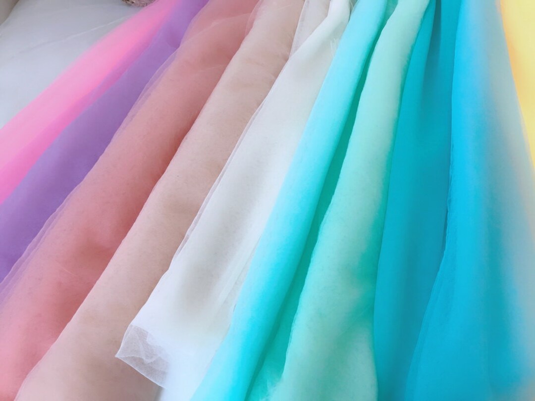 Soft Tulle Fabric 63" Wide Illusion Nylon Tulle for Veils, Birdcage ...