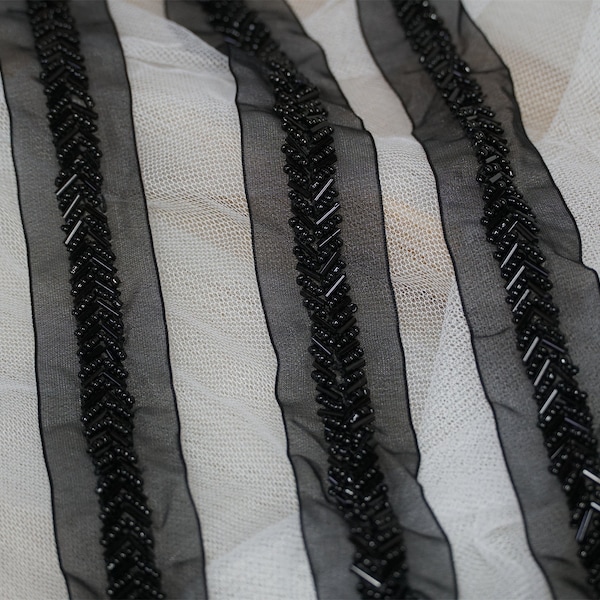 Beaded Ribbon Trim - Etsy