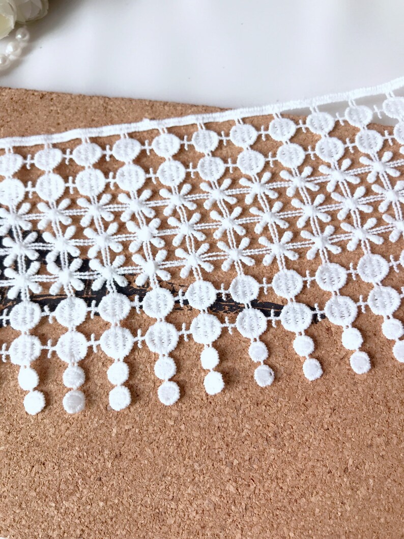 Off white Victorian Style Venice Fringe Lace Trim for Lace | Etsy