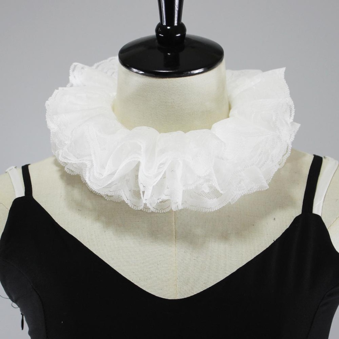 Lace Neck Collar, off White Fake Lace Collar, Detachable Decorative ...
