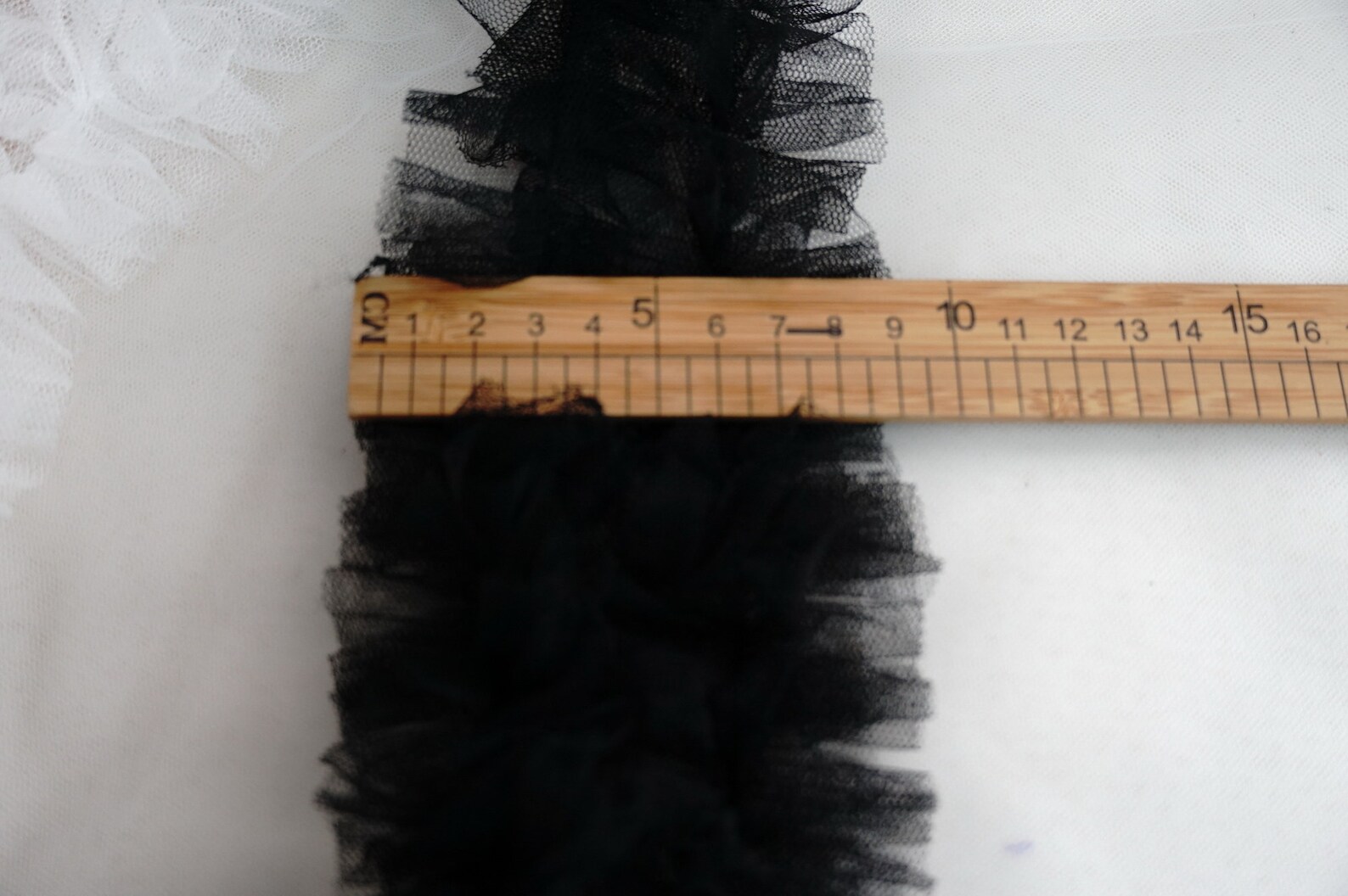 3.5 Wide Pleated Mesh Trim Soft Ruffled Trim for | Etsy