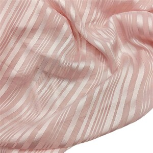 Soft Chiffon Fabric With Silver Stripe Fabric for Bridesmaid Dress ...
