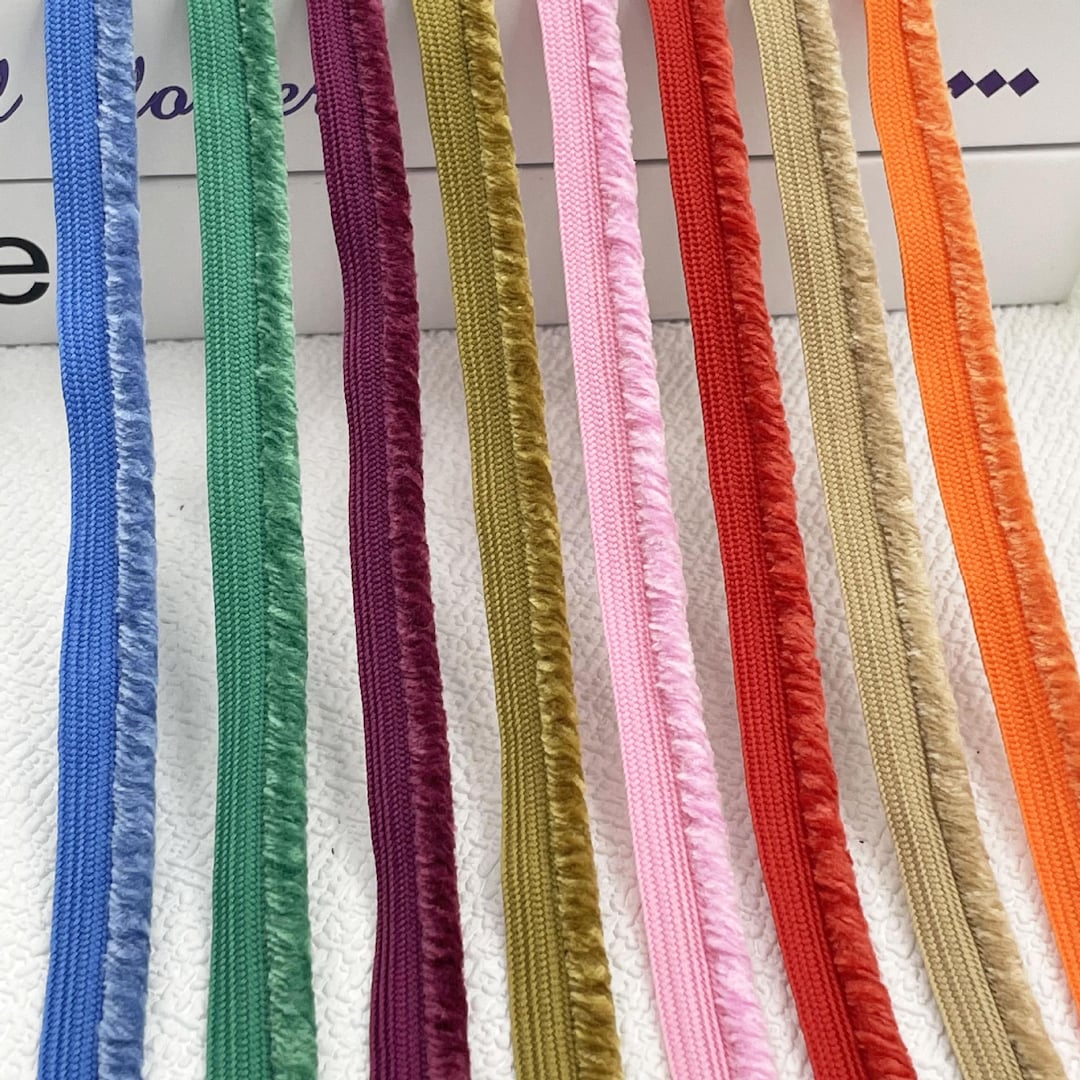 31 Colors - Faux Fur Piping Cord, Soft Cord, Piping Trim for Decorative ...