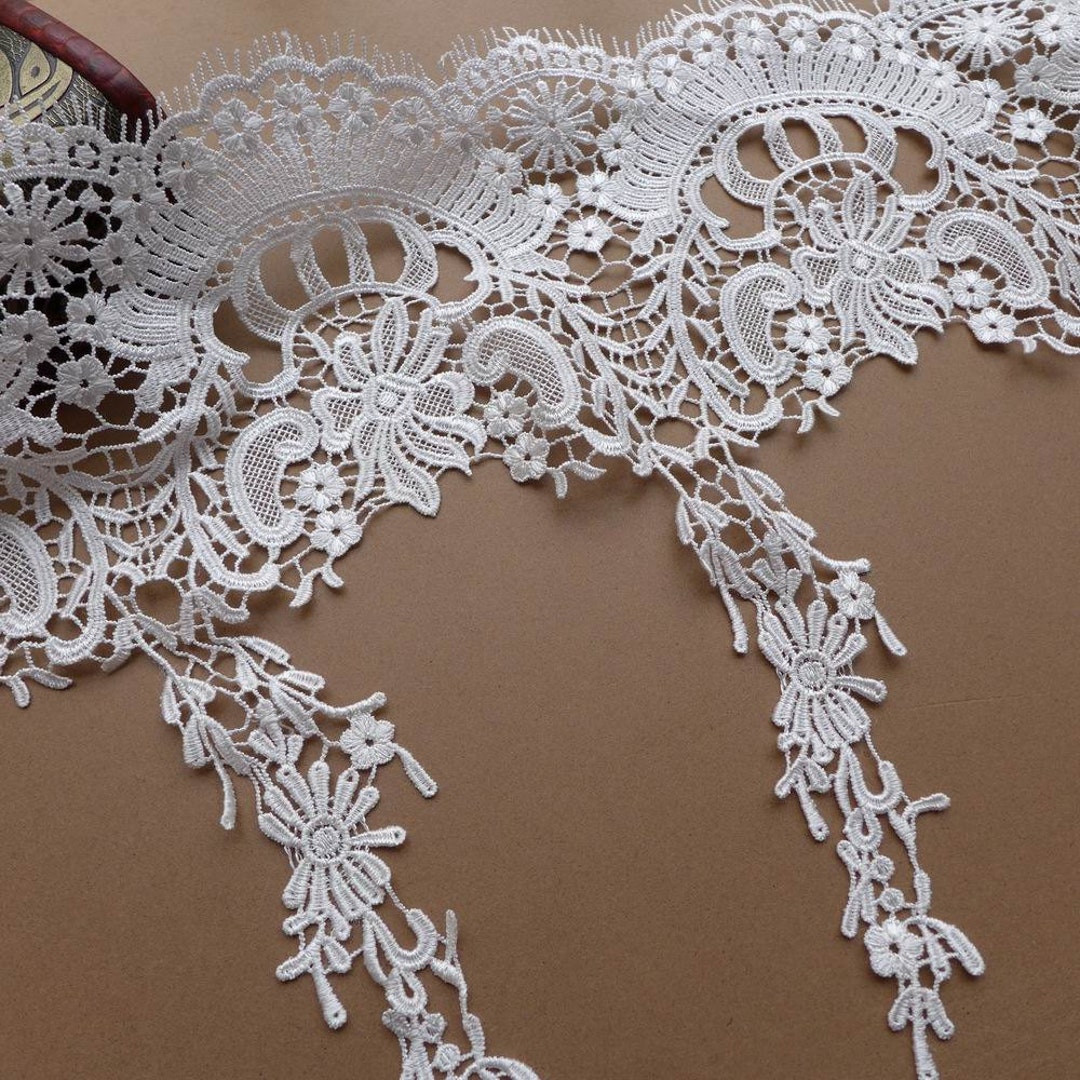 Off White Lace Trim, Beautiful Bridal Veils Lace, Venise Embroidered ...