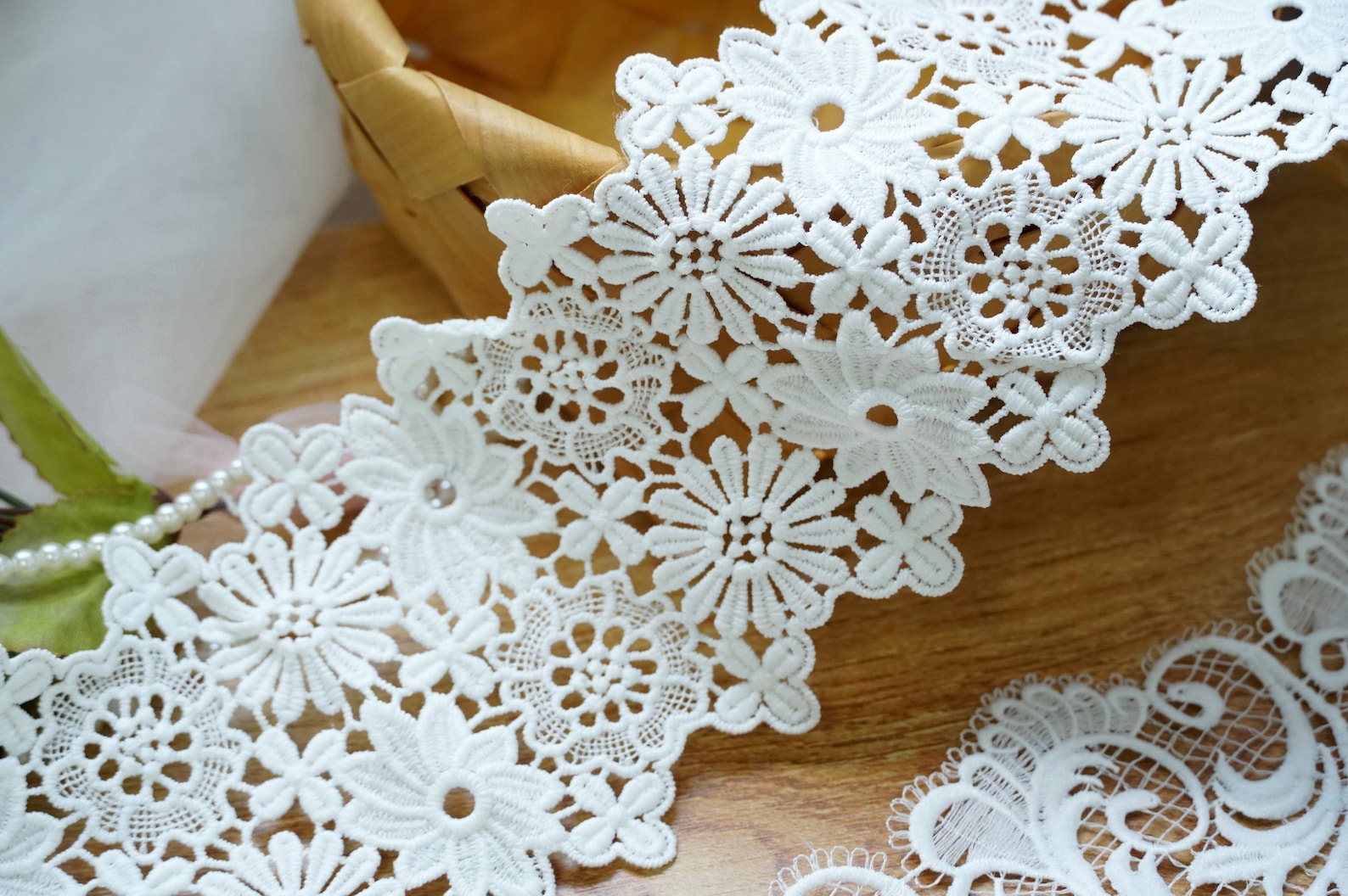 Retro Guipure Venice Lace Trim in White for Skirts Prom | Etsy